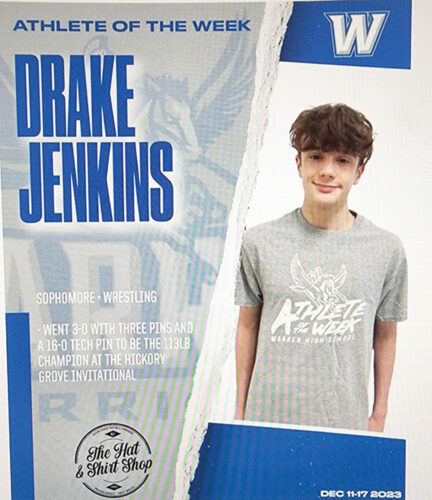 Beating the odds: Warren’s Drake Jenkins, inspired by his own injuries ...